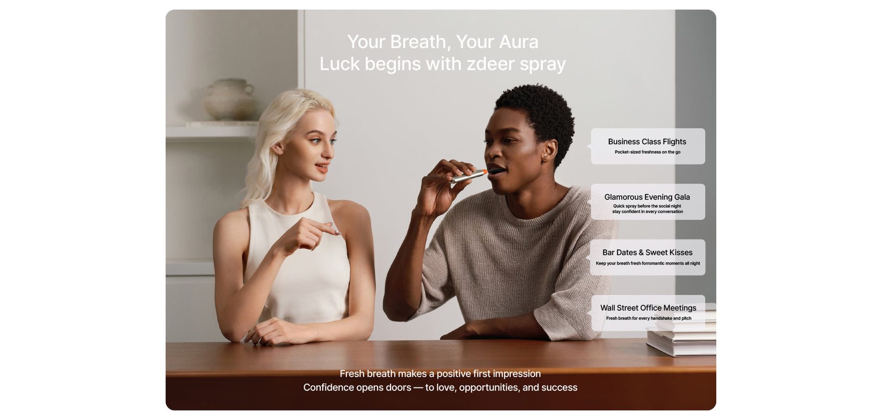 Ultrasonic Oral Spray | 0.01mm Mist & 99.99% Antibacterial | zdeer – Zdeer