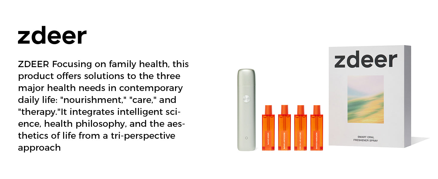 Ultrasonic Oral Spray | 0.01mm Mist & 99.99% Antibacterial | zdeer – Zdeer